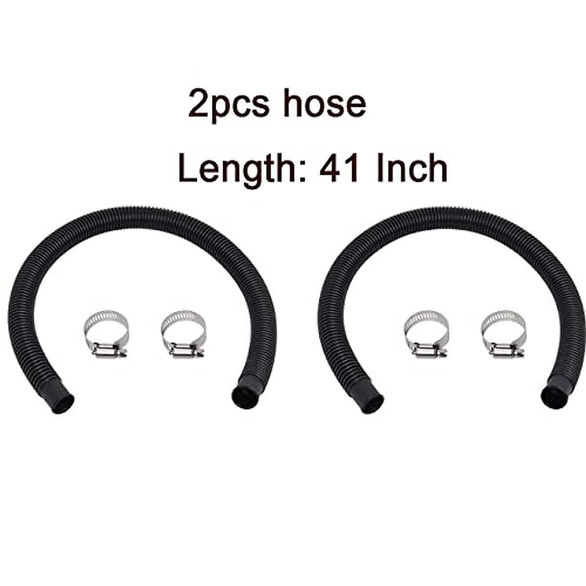 1.25'' Pool Pump Replacement Hose Compatible with Filter Models 800 GPH, 530 GPH, 300 GPH Pool Pump for Above Ground Pools 59'' with 41'' Long Pool Pump Replacement Hose