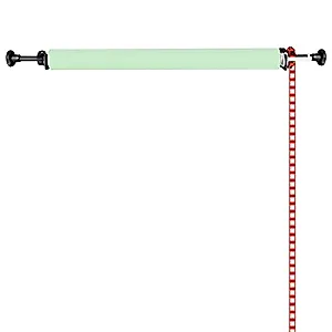 NEEWER Photography Single Roller Wall Mounting Manual Background Support System with 2 x Single Hook, 2 x Expand Bar, 1 x Chain, Load Capacity: 22lb/10kg