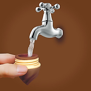 Smily Mia Freezer Teether for Babies 12-18Months,Freezable Ice Cream Toy for 6-12Months Babies,Cold Water Soother for 3-6Months for Teething Pian Relief, Choclate Brown