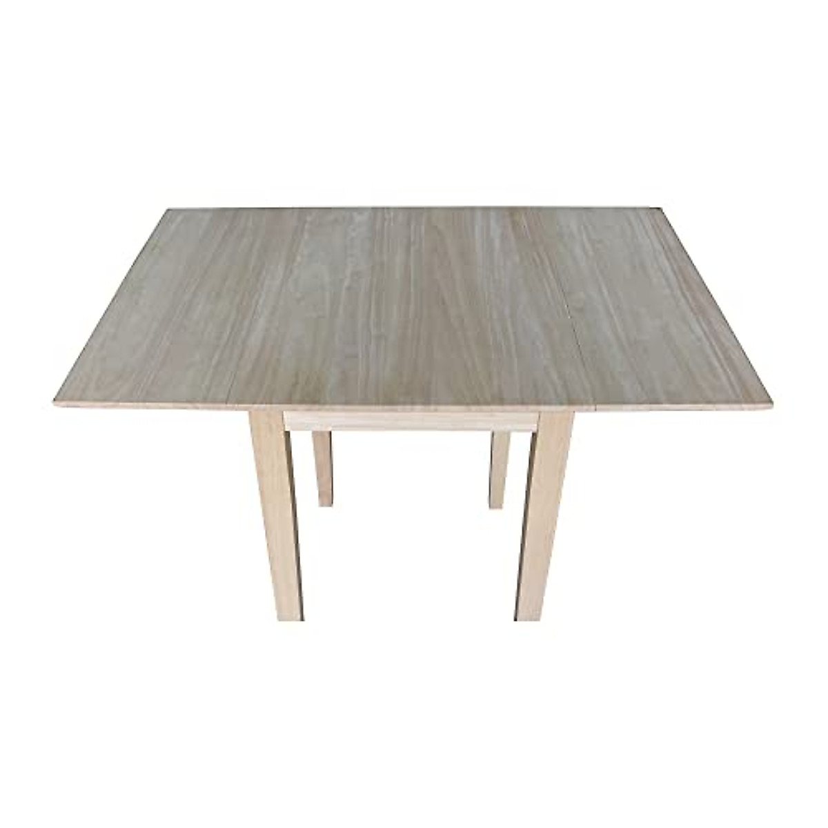 International Concepts Small Drop-leaf Table, Unfinished