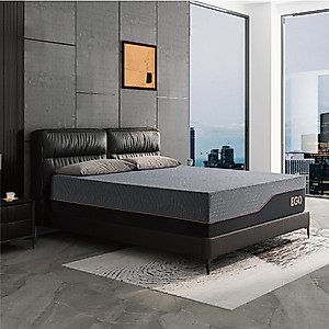 Dyonery Full 14 Inch Memory Foam Mattress in a Box, Jacquard Fabric Cover, Made in USA, CertiPUR-US Certified, Ventilated Copper AeroFusion Memory Foam, Fiberglass Free Gel Mattress, 75”x54”