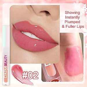 evpct 3Pcs Clear Color Changing PH Tinted Lip Gloss Sets for Women Girls 10-12 Pink Mood Lip Oil Gloss Balm Tint Stain Glaze Pack Hydrating Moisturizer Lipstick Magic labiales magicos,0.14fl.oz*3