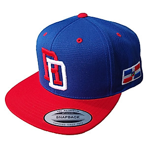 Peligro Sports Adult Snapback Flat RD Hats (Snapback/Royal-Red)