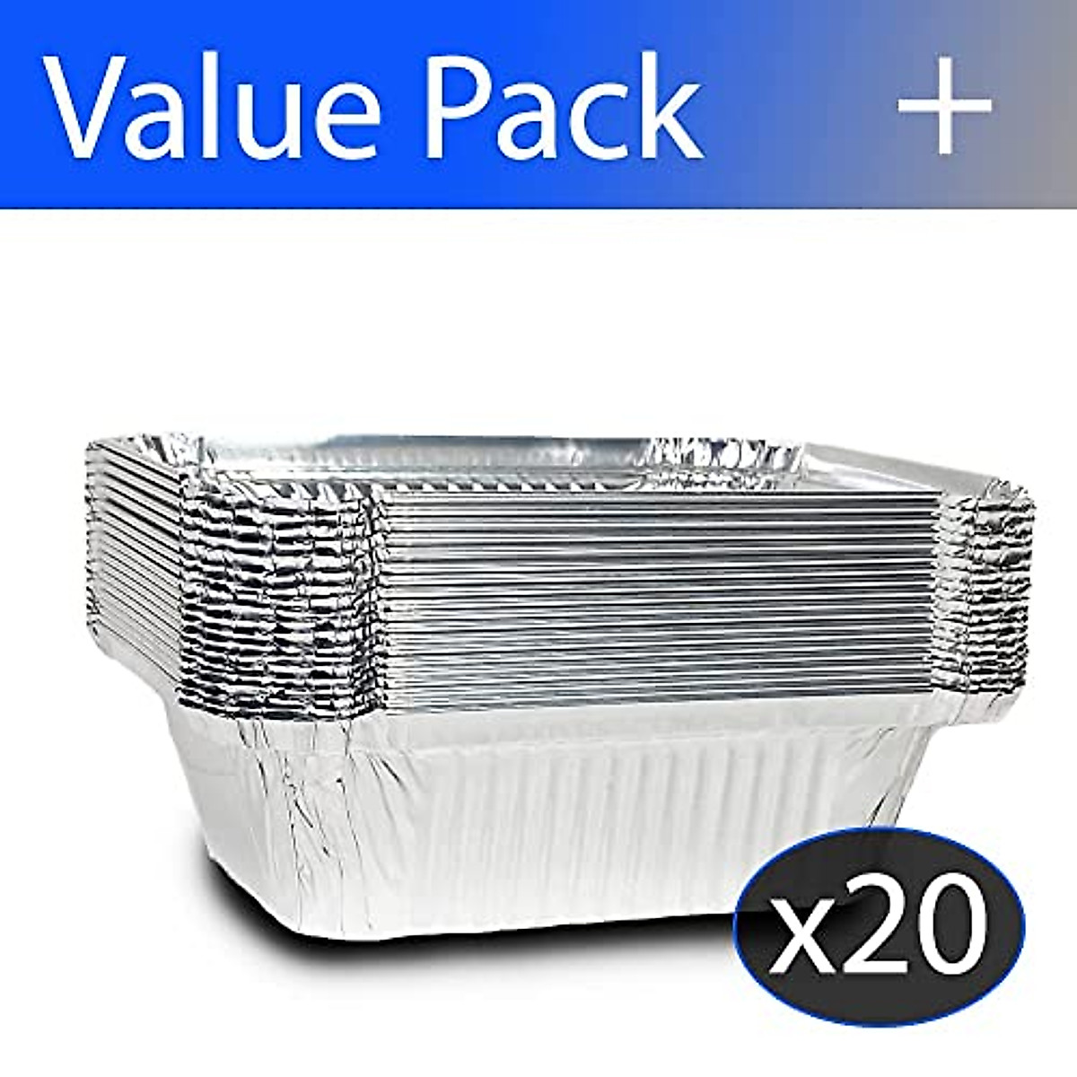 ZEDVY (20 Pack) Drip Pans Compatible with Napoleon BBQ Grills 62007 Grease Tray Prestige I, Prestige II, Prestige V, Prestige PRO, Rogue, Mirage, and Ultra Chef l Disposable Aluminum Foil Replacement