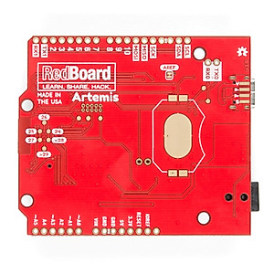 SparkFun RedBoard Artemis Machine Learning Development Board Includes BLE One megabyte of Flash USB-C connector Qwiic I2C MEMS microphone Compatible with Arduino IDE Run TenserFlow models R3 footprint