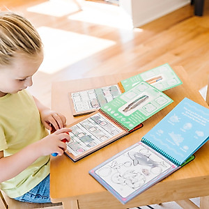 Melissa & Doug Water Wow! - Water Reveal Pad Bundle - Animals, Alphabet, Numbers and More - FSC Certified