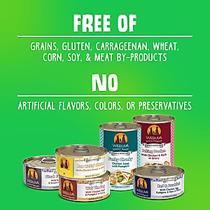 Weruva Classic Dog Food, Jammin' Salmon with Chicken & Salmon in Gravy, 14oz Can (Pack of 12), Red (Jammin’ Salmon)