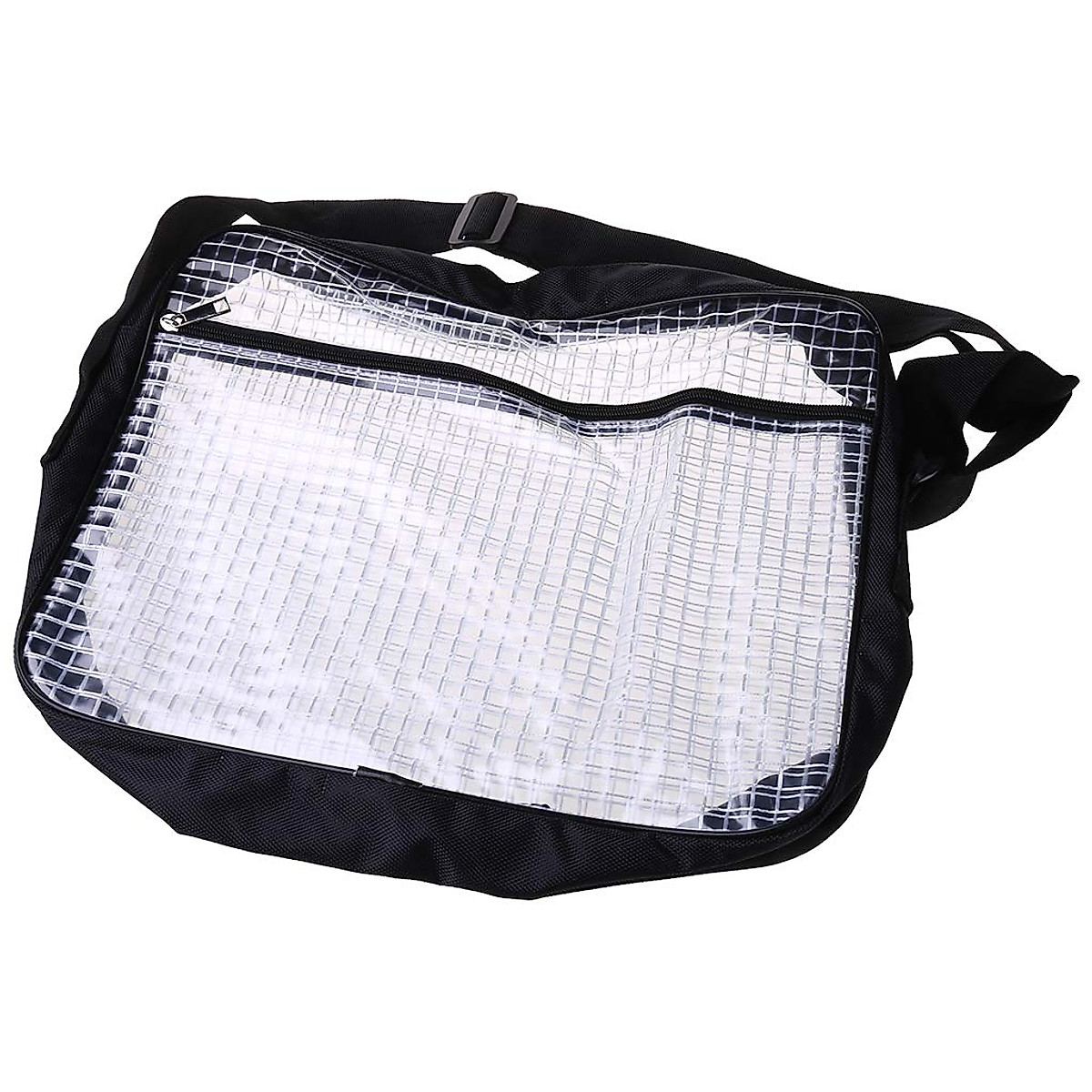 BEITABEITAkaitank Anti-Static Cleanroom Clear Tool Bag Full Cover PVC for Engineer Shoulder Bag Crossbody Bag,Black