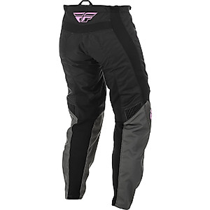 Fly Racing 2022 Youth Girl's F-16 Pants (Grey/Black/Pink, 26)