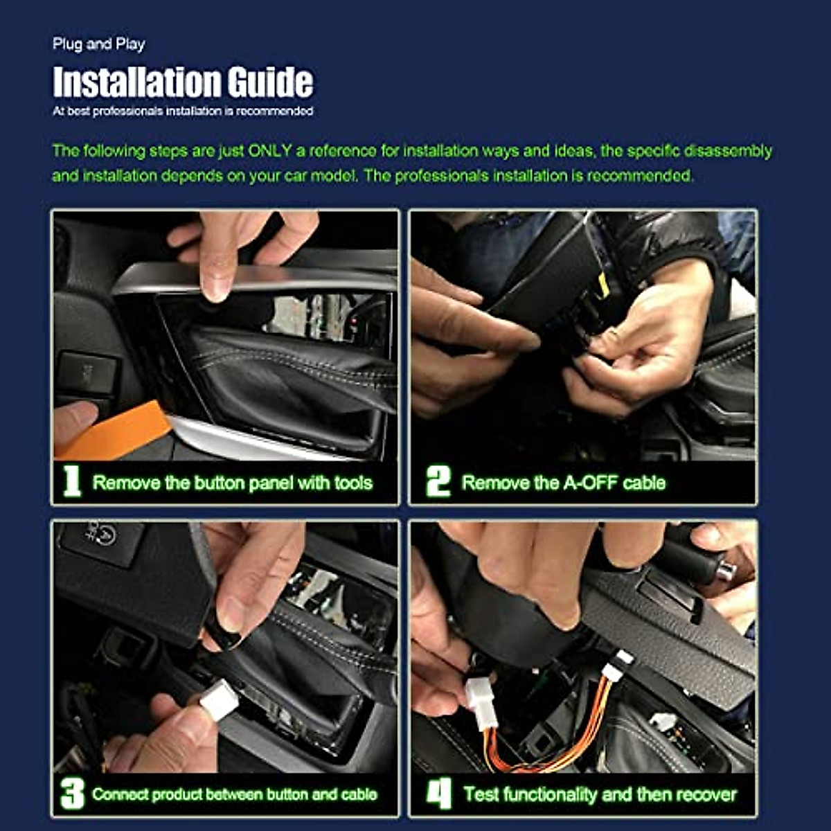 Auto Start Stop Engine System Canceler/Eliminator Device Cable Automatic A Off Delete/Disable/Cancel Start Stop Function Compatible with Toyota RAV4 5th Generation 2019-2022