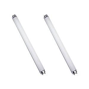 15W 18 Inch Black Light Bulb T8 by Lumenivo - F15T8 Black Light Bulb Replacement for 30W Electric Bug Zapper - G13 Medium 2-Pin Base - 2 Pack