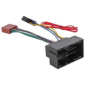RED WOLF Car ISO Radio Wire Wiring Harness Adapter Connector Plug for Select 2013-2019 Dodge Ram Jeep Chrysler Fiat 500 CD Player Stereo Cable Plug