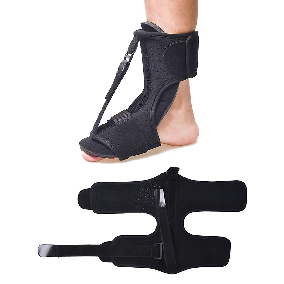 PENCHEN Foot Splint Brace Plantar Fasciitis Night Splint Drop Foot Orthotic Brace for Tendonitis Heel and Ankle Pain 1pc