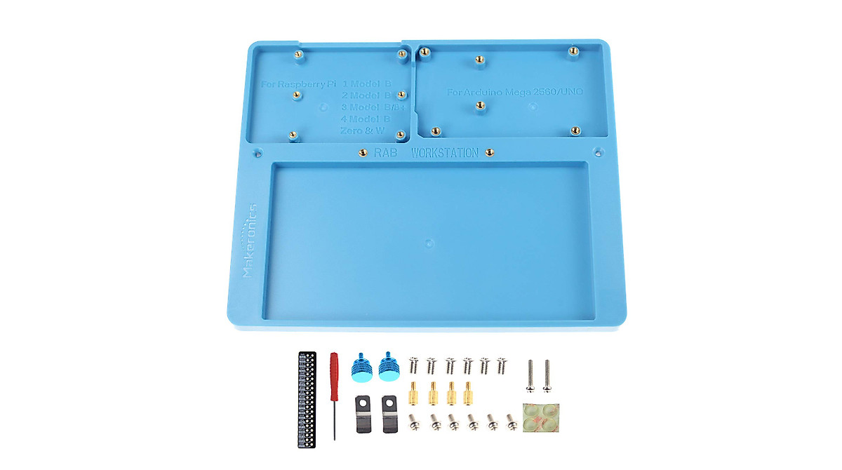 Makeronics Microcontroller Board & RAB Breadboard Holder