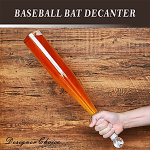 Baseball Whiskey Decanter Set with Glasses,Whiskey Gifts for Men Whiskey Decanter Sets for Men,Whisky Decanter & Glass Set,Whiskey Set Bourbon Decanter,Tequila Decanter for Alcohol Liquor Decanter