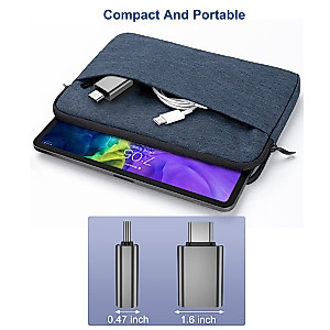 USB C Male to USB 3.0 Female Adapter 3-Pack,Thunderbolt 3 Type C OTG Drive Converter for MacBook Pro 2022,iPad Mini 6 Air 4 5 Generation,Surface Go,Microsoft Galaxy S23 23 S21 S22 Plus Ultra