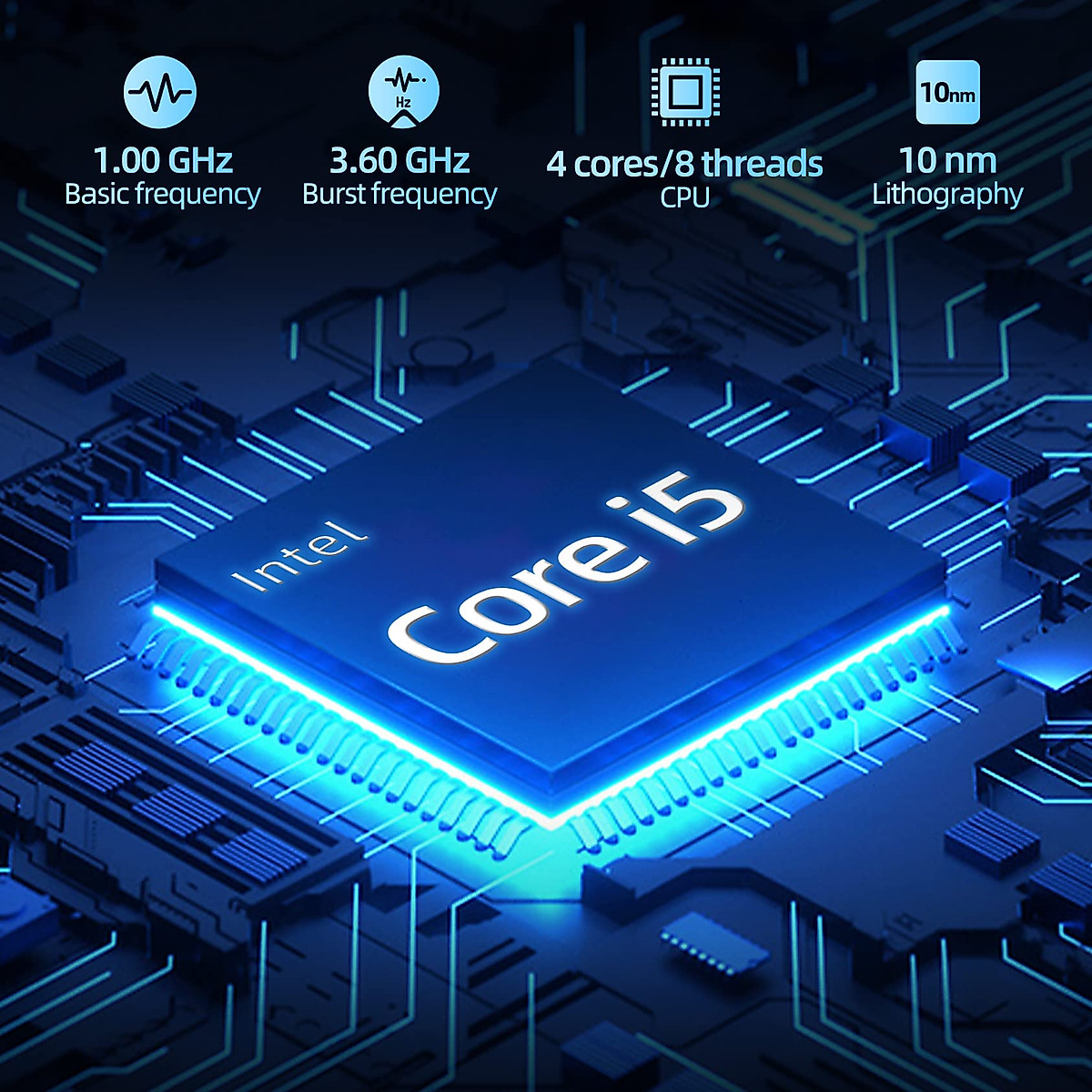 jumper 14 Inch Laptop, 24GB LPDDR4X RAM, 1024GB NVMe SSD, i5 CPU(up to 3.6GHz), 1080p FHD IPS Display, Laptops Computer, 51.3WH, 4 Stereo Speakers, USB3.0, Cooling System, Metal.