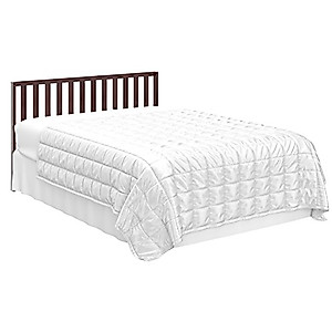 Storkcraft Pacific 4-in-1 Convertible Crib and Changer, Espresso Easily Converts to Toddler Bed, Day Bed or Full Bed, 3 Position Adjustable Height Mattress