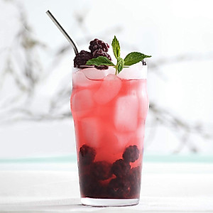 lav Beer Glasses Set of 6x19 oz - Traditional British Pub Pint Glasses - Large Craft Clear Beer Glasses - Easy Stacking & Lead-Free & Gift Option