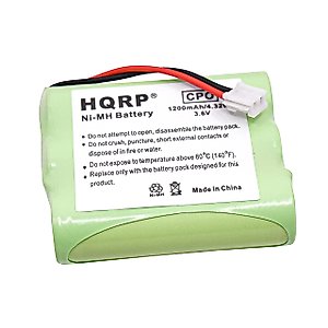 HQRP Phone Battery Compatible with General Electric GE 27957, 27958, 27996, 27998, 5-2549, TC25861, 25836, 25836EE 1 Cordless Telephone