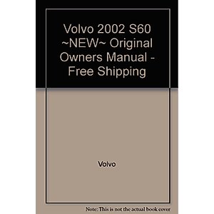 Volvo 2002 S60 ~NEW~ Original Owners Manual - Free Shipping