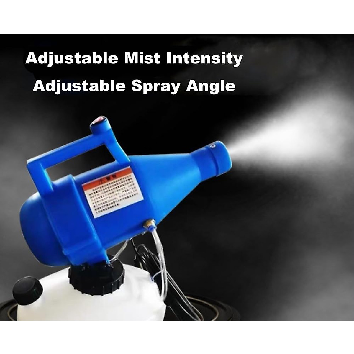 1.2 Gallon ULV Sprayer, Electric Mister, Environmental Atomizer Home Spray Indoor Outdoor Mist Maker for Office Restaurant Hotel Church School Theater Workshop Garden Yard (1pc)