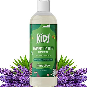 Cleansing Kids Shampoo for Dry Scalp - Dry Flaky Scalp Care Shampoo for Kids and Hair Build Up Remover with Tea Tree Oil and Rosemary Essential Oils for Hair Care - Kids Scalp Cleanser for Build Up