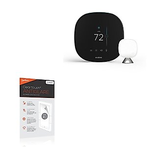 BoxWave Screen Protector Compatible with Ecobee SmartThermostat - ClearTouch Anti-Glare (2-Pack), Anti-Fingerprint Matte Film Skin