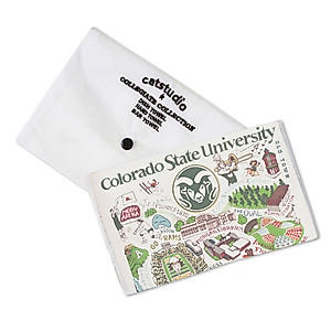 Catstudio Dish Towel, Colorado State University Rams Hand Towel - Collegiate Kitchen Towel for Colorado State Fans for Students, Graduation, Parents and Alums