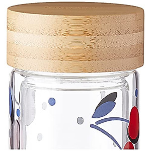 Kate Spade Vintage Cherry Dot Water Bottle, 1.15 LB, Clear