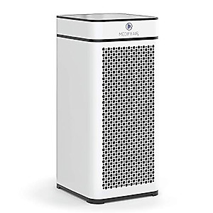 Medify Air MA-40 Air Purifier with H13 True HEPA Filter | 840 sq ft Coverage | for Allergens, Wildfire Smoke, Dust, Odors, Pollen, Pet Dander | Quiet 99.7% Removal to 0.1 Microns | White, 1-Pack