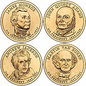 2008 P, D Presidential Dollar 8-Coin Set Uncirculated