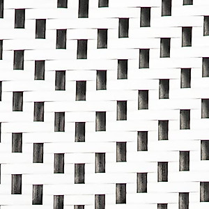 Flash Furniture Rouen Commercial Grade Folding Bistro Set, Indoor/Outdoor PE Rattan Table Top, Back and Seat, Black Steel Frames, 3 Piece Set, Black/White