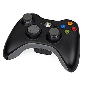 Microsoft Xbox 360 Wireless Controller Black (Renewed)