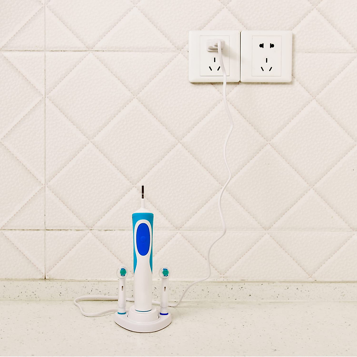 LazyMe Single Charger Holders Toothbrush Heads Holder Compatible for Oral-B, for Oral-B D Series, PRO Series (1 Pack)