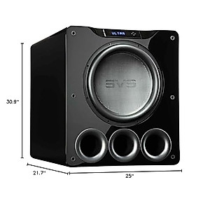 SVS PB16-Ultra 16" Ported Cabinet Subwoofer (Piano Gloss Black)