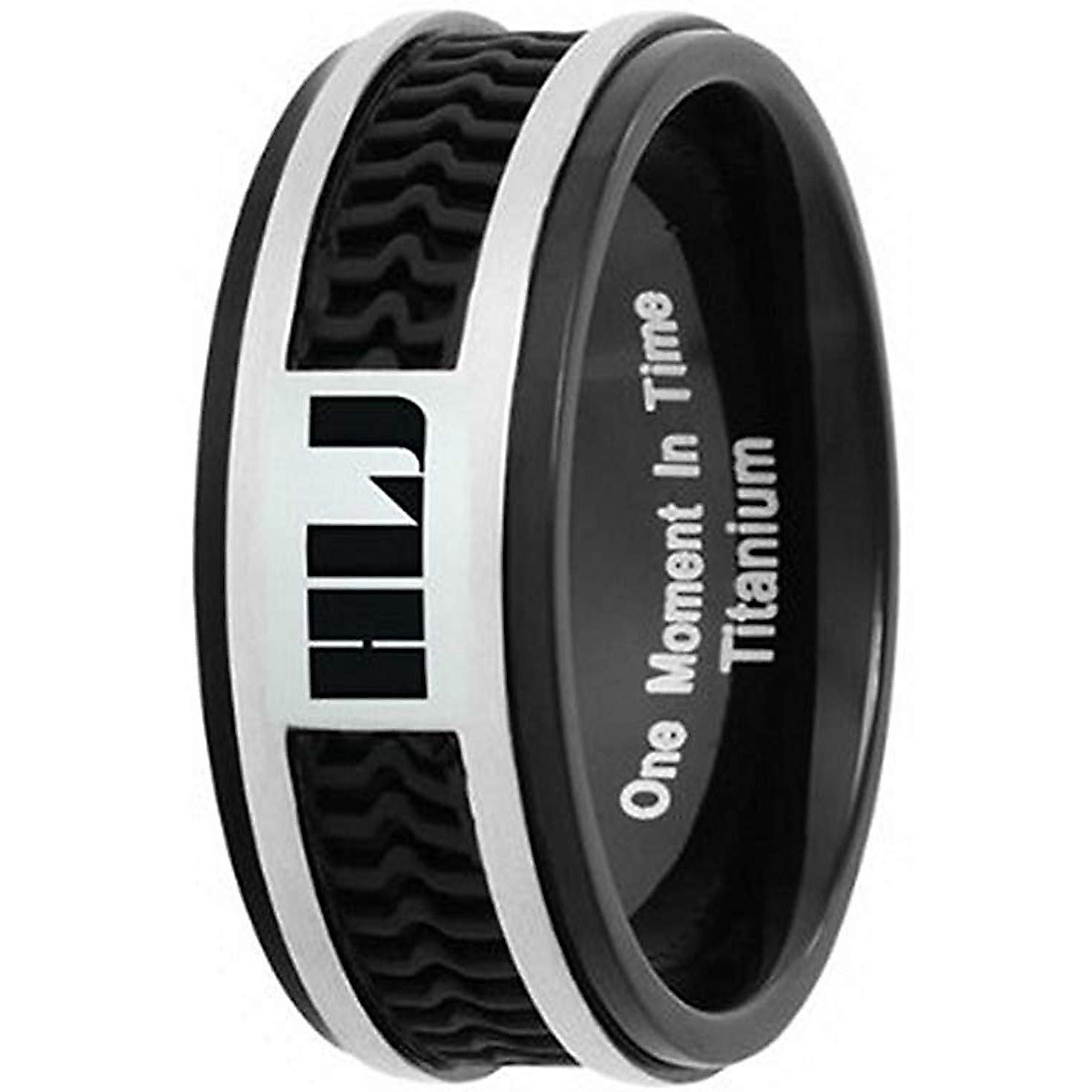 Spanish Elements CTR Ring Black Titanium with Rubber Inlay - J120s (9)