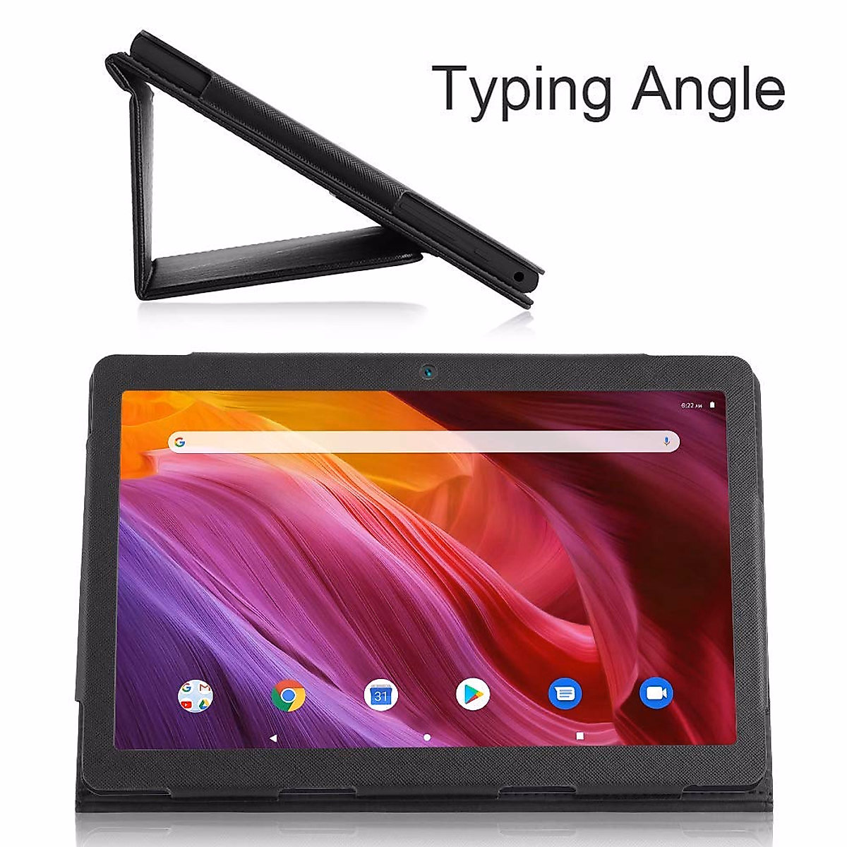 TabSuit Dragon Touch K10 Case 10.1" PU Leather Case Cover Stand for Dragon Touch K10 Notepad K10 10.1 Tablet