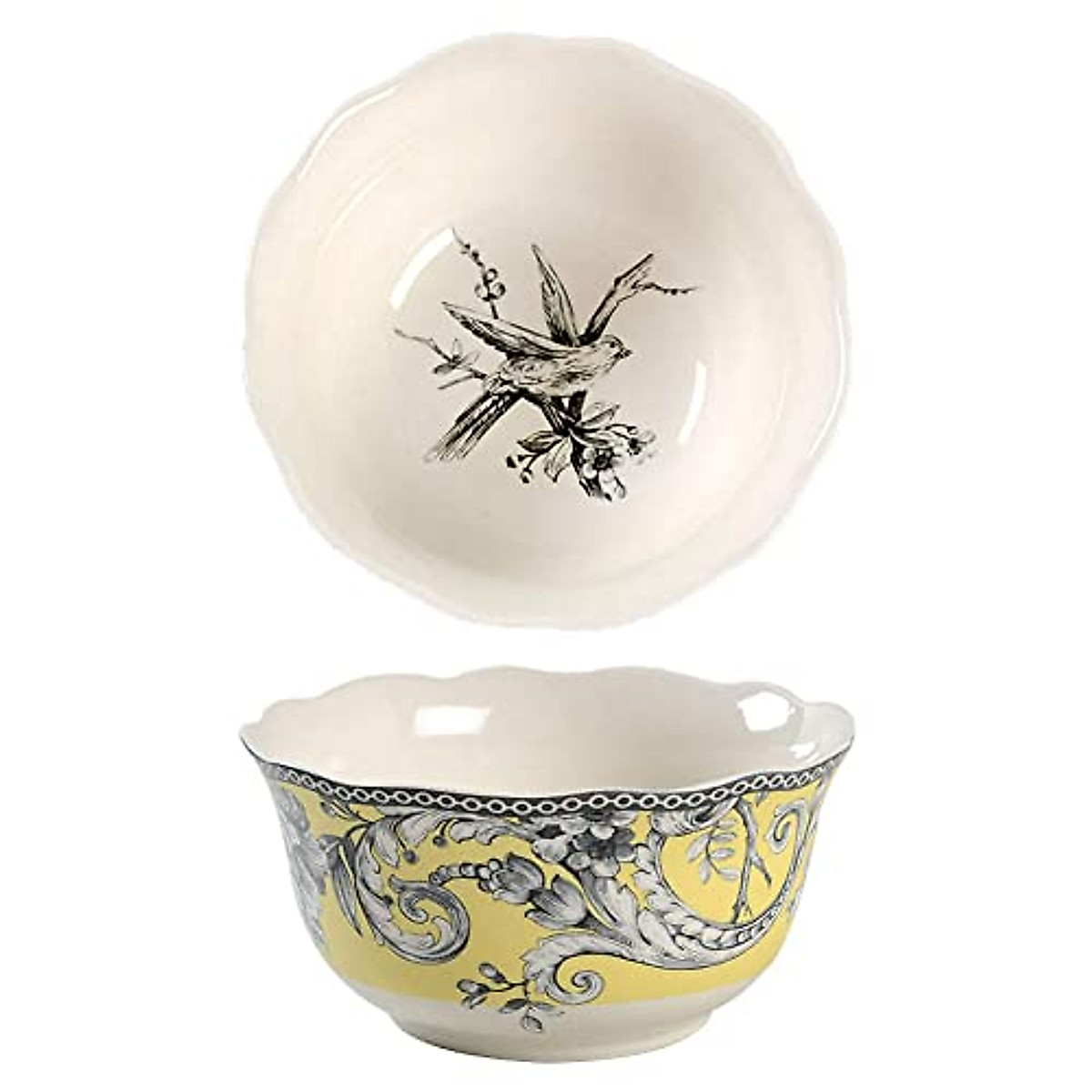 222 Fifth Adelaide Yellow Cereal/soup Bowl Replacement | 5.5" (1)