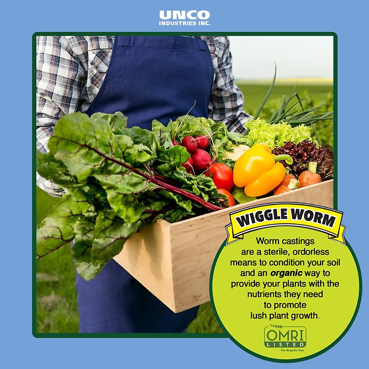 UNCO INDUSTRIES,INC 602 Worm Castings, 4.5-Pound, Brown