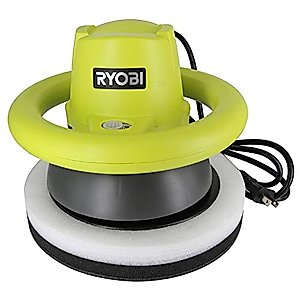 Ryobi RB102G 0.75 Amp 3200 OPM Orbital Buffer w/ 6 Foot Cord and 2 Included Buffing Pads