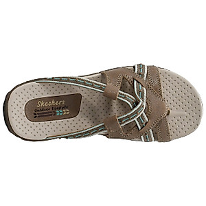 Skechers womens Reggae-soundstage,Taupe,11 M US