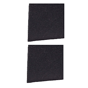 CFS – Pack of 2, Premium Cut-to-Fit Charcoal Carbon Anti-Odor Material Filter for Air Purifiers, Vent Hoods, Vacuums, Aquariums, Microwaves & More – Charcoal Air Filter Sheet – 12” x 12” – Black