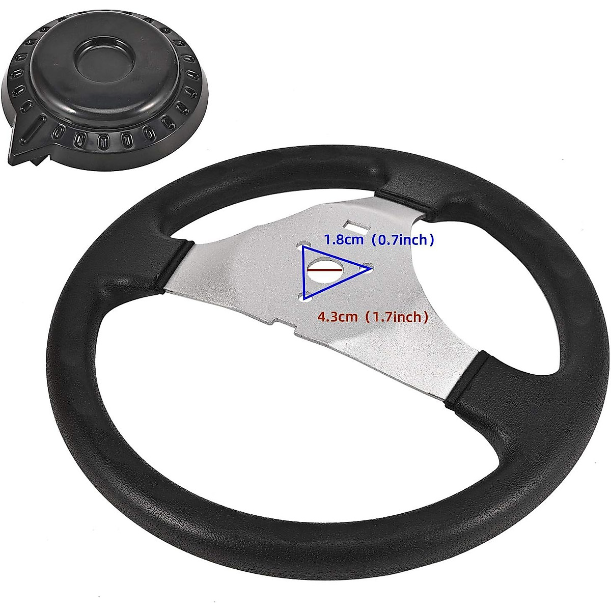 300mm Steering Wheel Tie Rod Rack Adjustable Shaft Tie Rod Kits for Go Kart ATV UTV 110cc 125cc 140cc 150cc