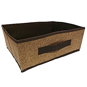 Essential Collapsible Storage Containers ( 11.5"x8.5"x4.75" ) - Brown