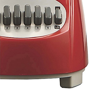 Brentwood JB-220R 12-Speed + Pulse Blender, Red