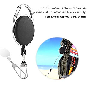 Fishing Zinger Retractor, Fast Tie Pliersz Fishing Quick Knot Tool Tackle Accessories with Retractable Cord for Fishing for Outdoor