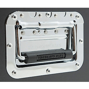 Harmony Audio Cases HC1200BMKII Compatible with Technics 1200 Flight Foam Lined Turntable Custom Case