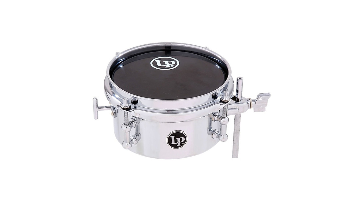 LP Micro Snare Drum 6-inch: Chrome Over Steel Percussion