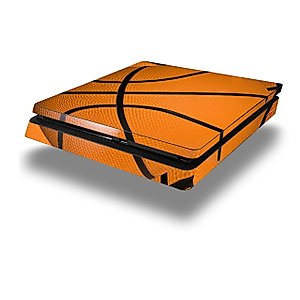 Vinyl Decal Skin Wrap compatible with Sony PlayStation 4 Slim Console Basketball (PS4 NOT INCLUDED)